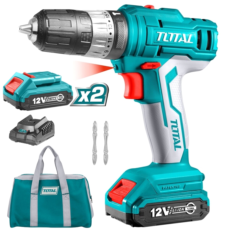 Máy khoan búa dùng pin 12V Total TIDLI1222 Giá tốt | Máy Khoan Pin 12V