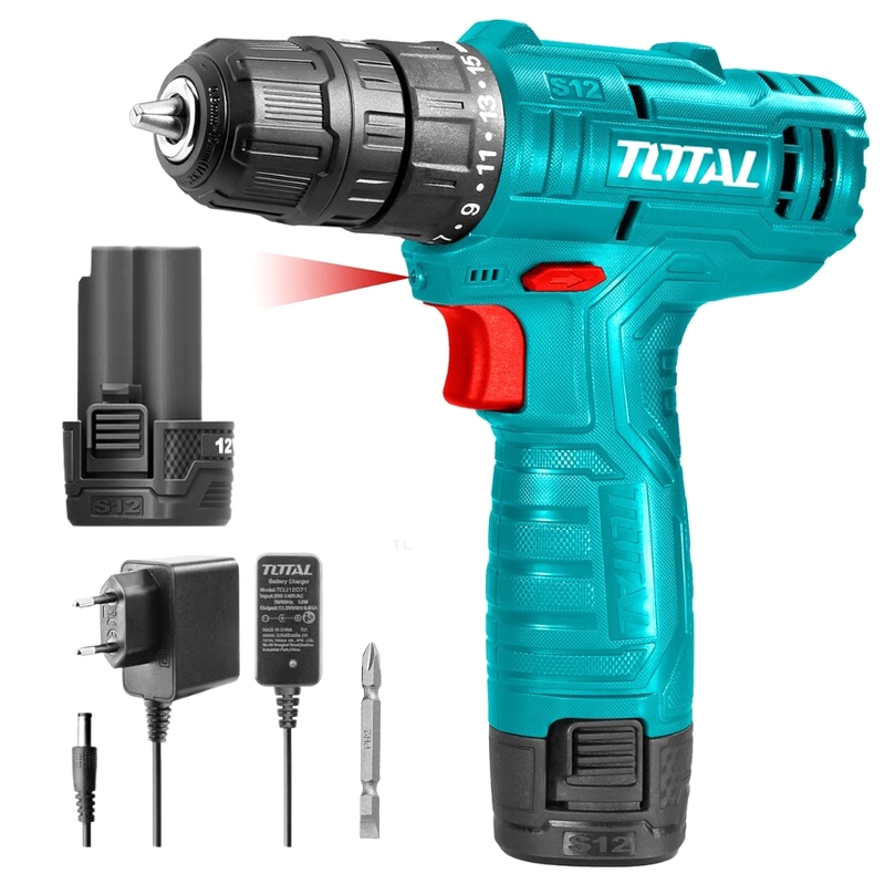 Máy khoan vặn vít dùng pin 12V Total TDLI12415 Giá tốt | Máy Khoan Pin 12V